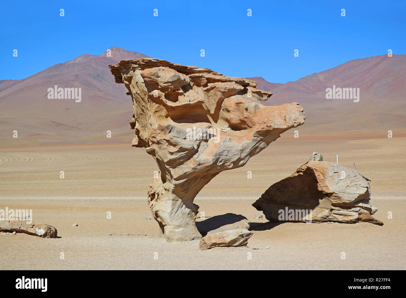 Stone Tree or Arbol de Piedra, Famous Rock Formation at Eduardo Avaroa ...