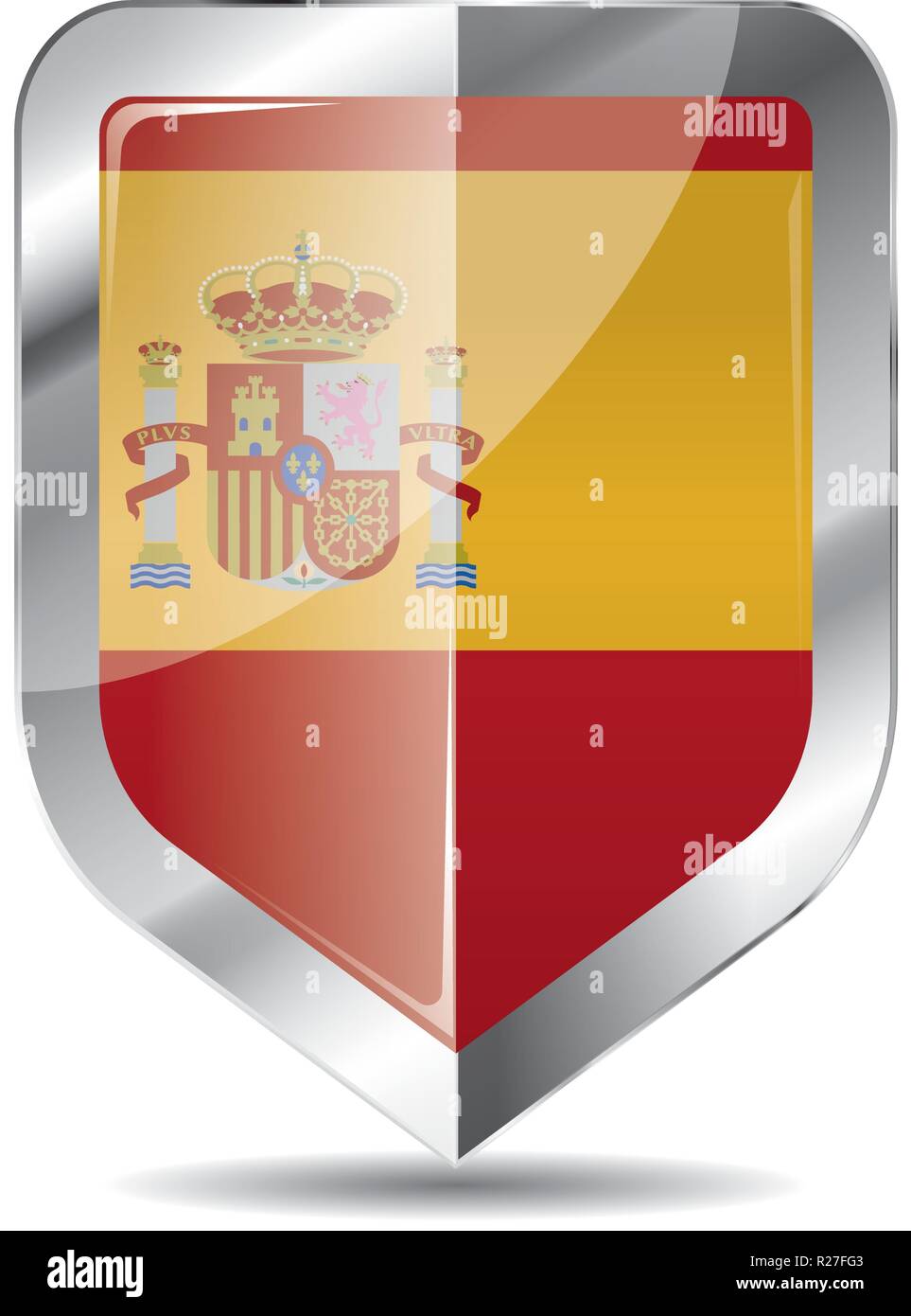 Shield of spain Stock Vector Images - Alamy