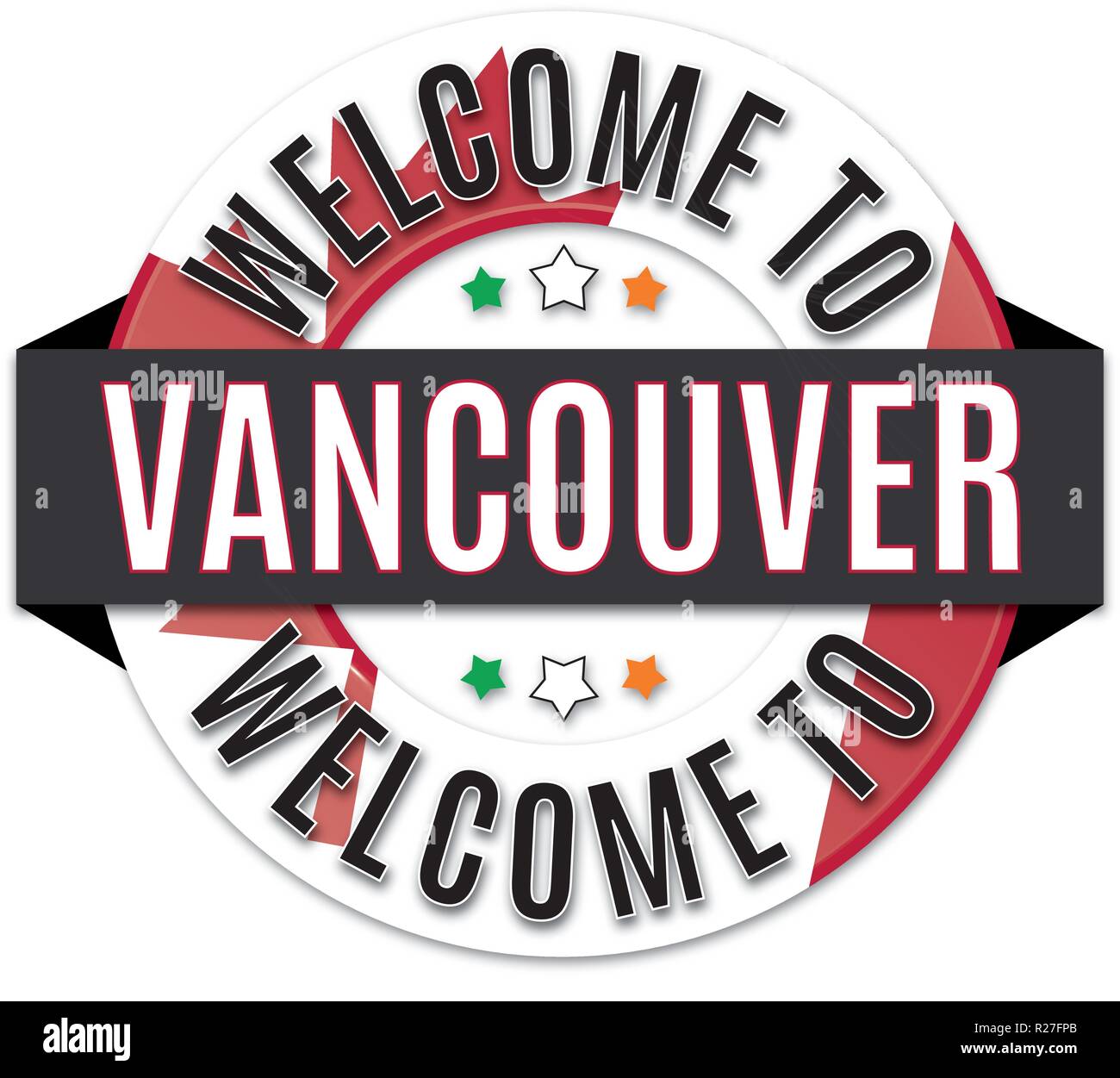 Welcome to north vancouver sign Stock Vector Images - Alamy
