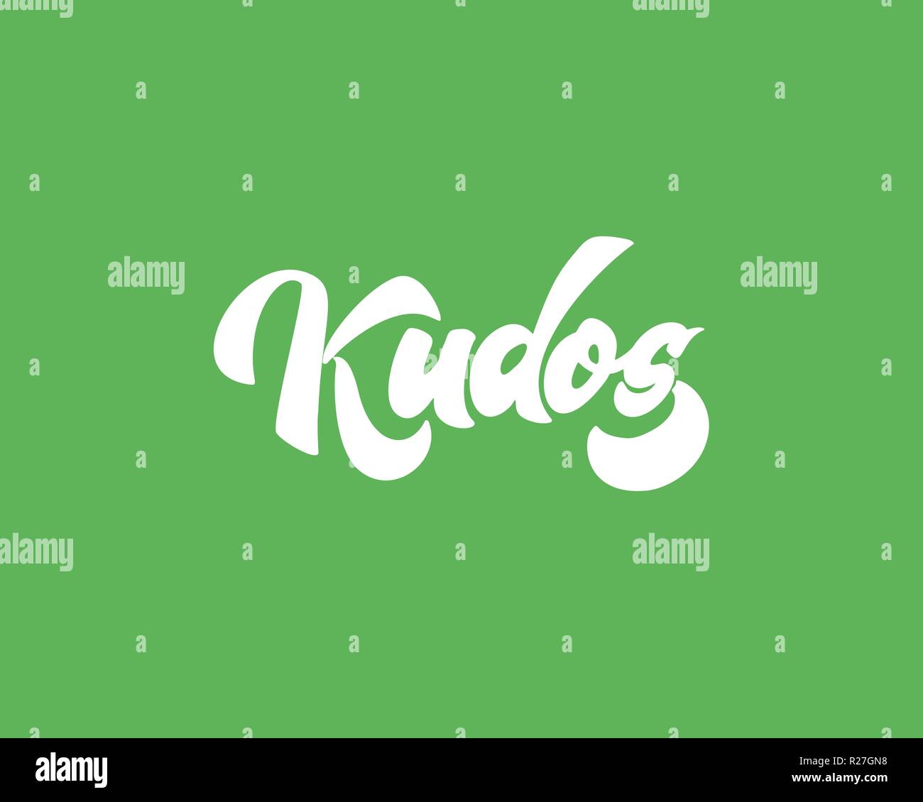 Bravo Kudos. Beautiful greeting card scratched calligraphy text word ...