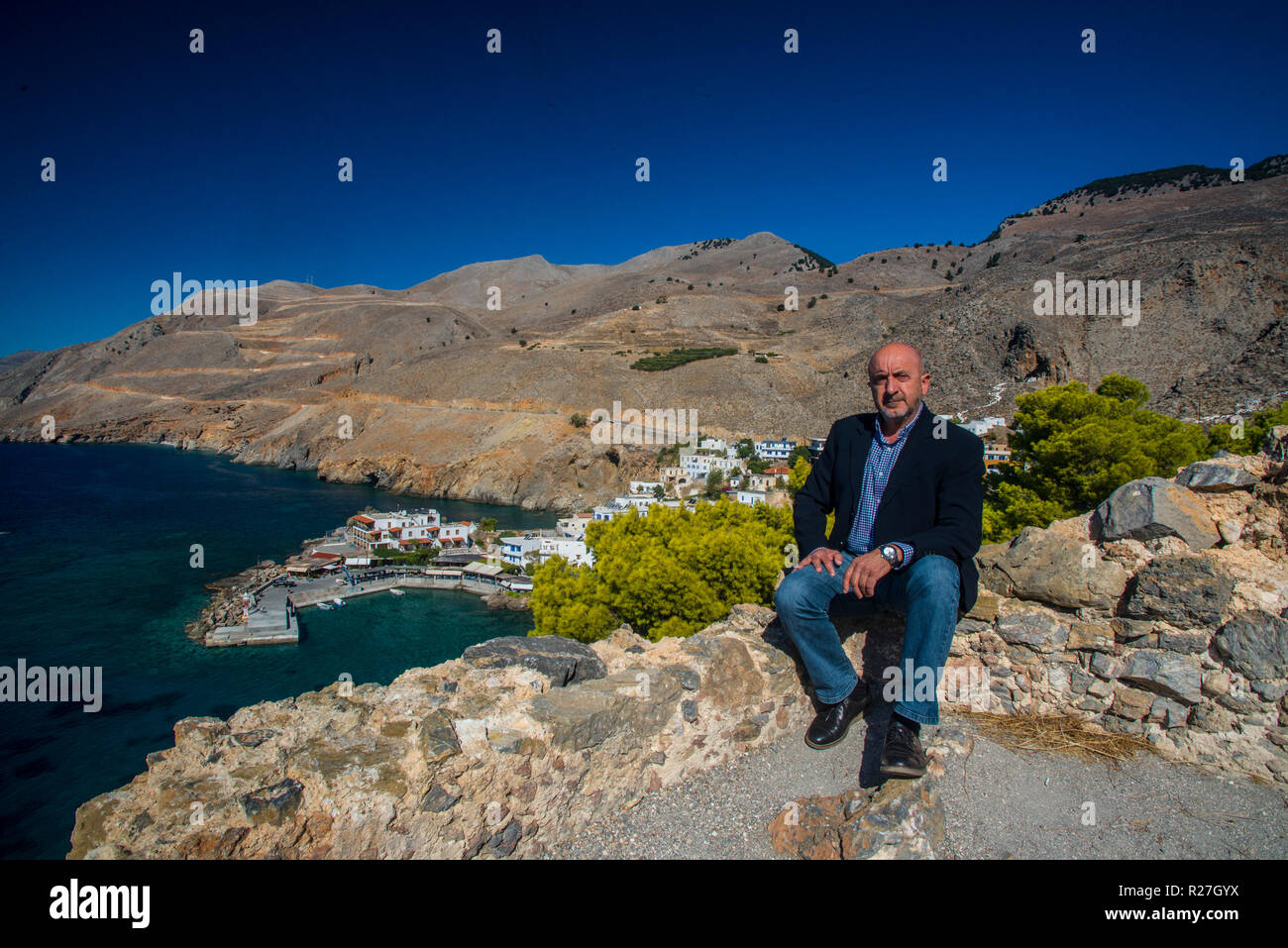 europe, greece, krete, hania, region, sfakia, hora sfakion, village ...
