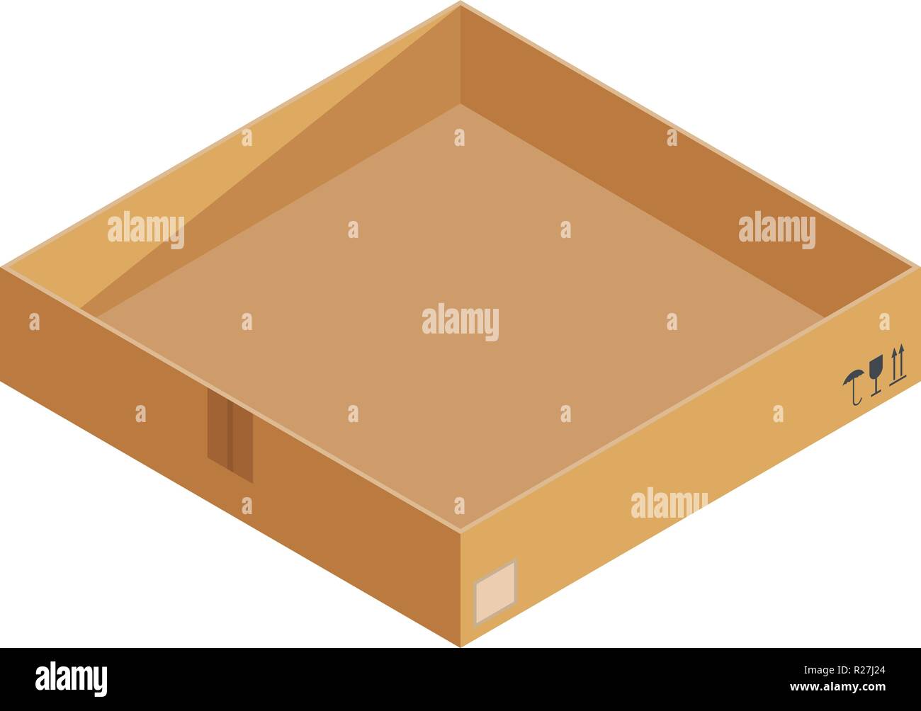 Cap box icon. Isometric illustration of cap box vector icon for web ...
