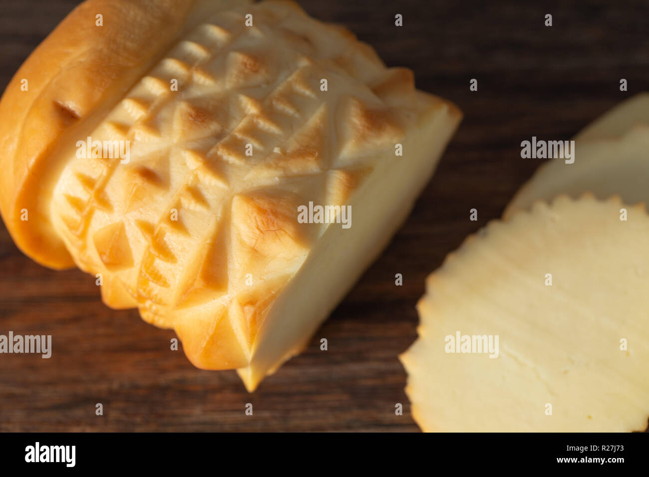 traditional polish highlander sheep cheese, oscypek Stock Photo - Alamy