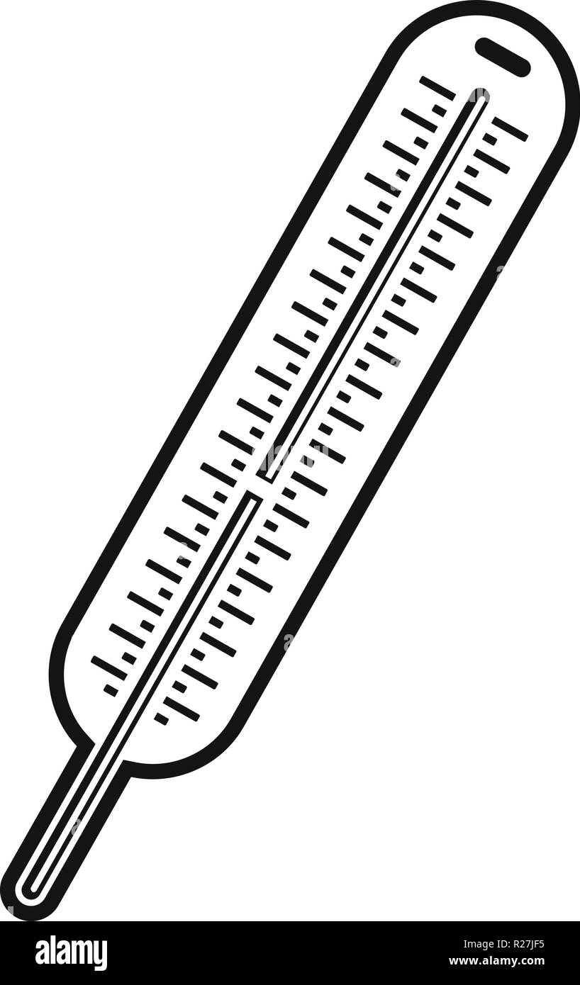 Simple Thermometer Drawing