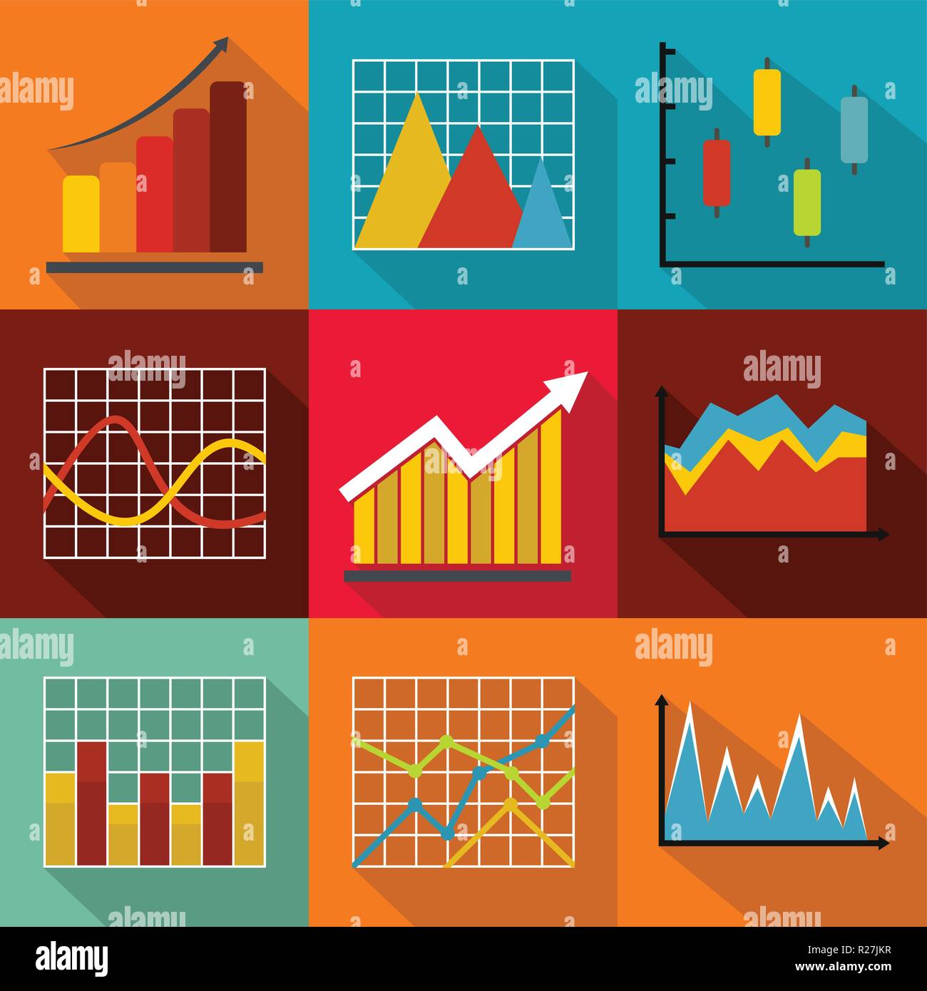 summary-table-icons-set-flat-set-of-9-summary-table-vector-icons-for