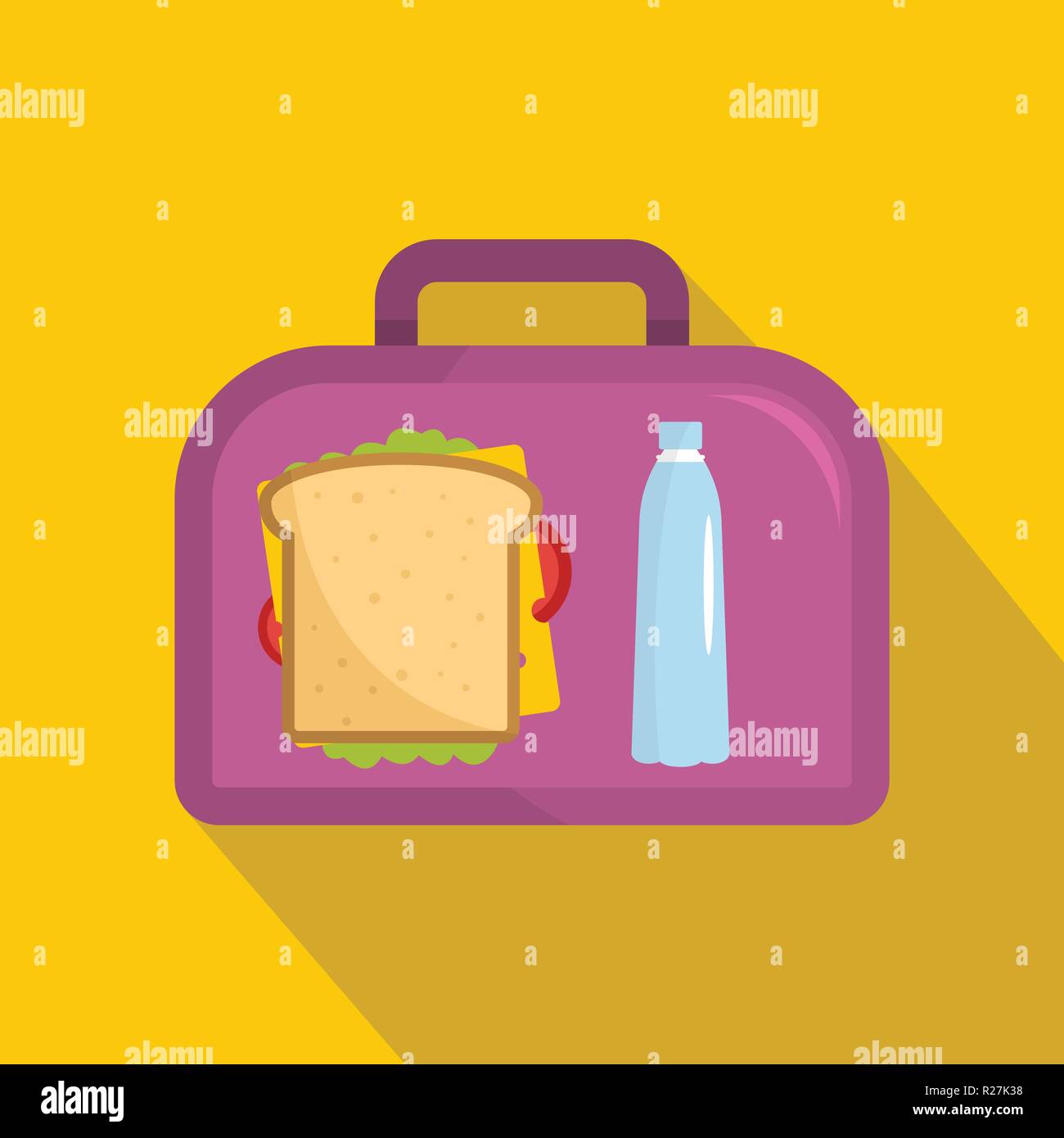 Office dinner icon. Flat illustration of office dinnervector icon for ...