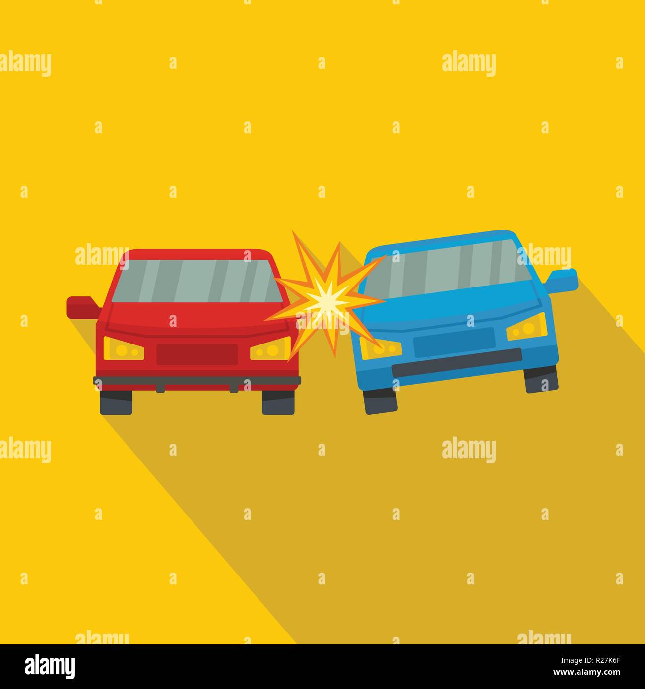 Boom car icon. Flat illustration of boom car vector icon for web Stock ...