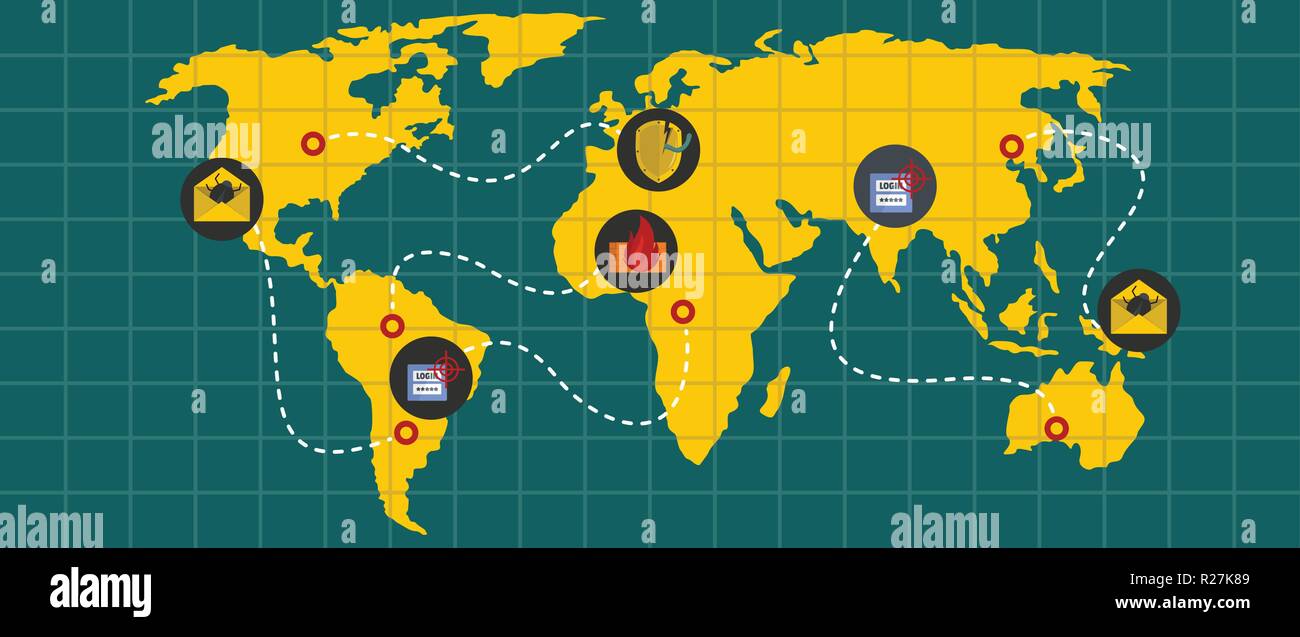 Cyber hack earth hi-res stock photography and images - Alamy