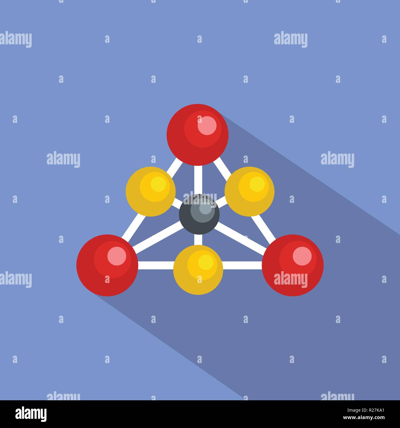 Diamond lattice icon. Flat illustration of diamond lattice vector icon ...