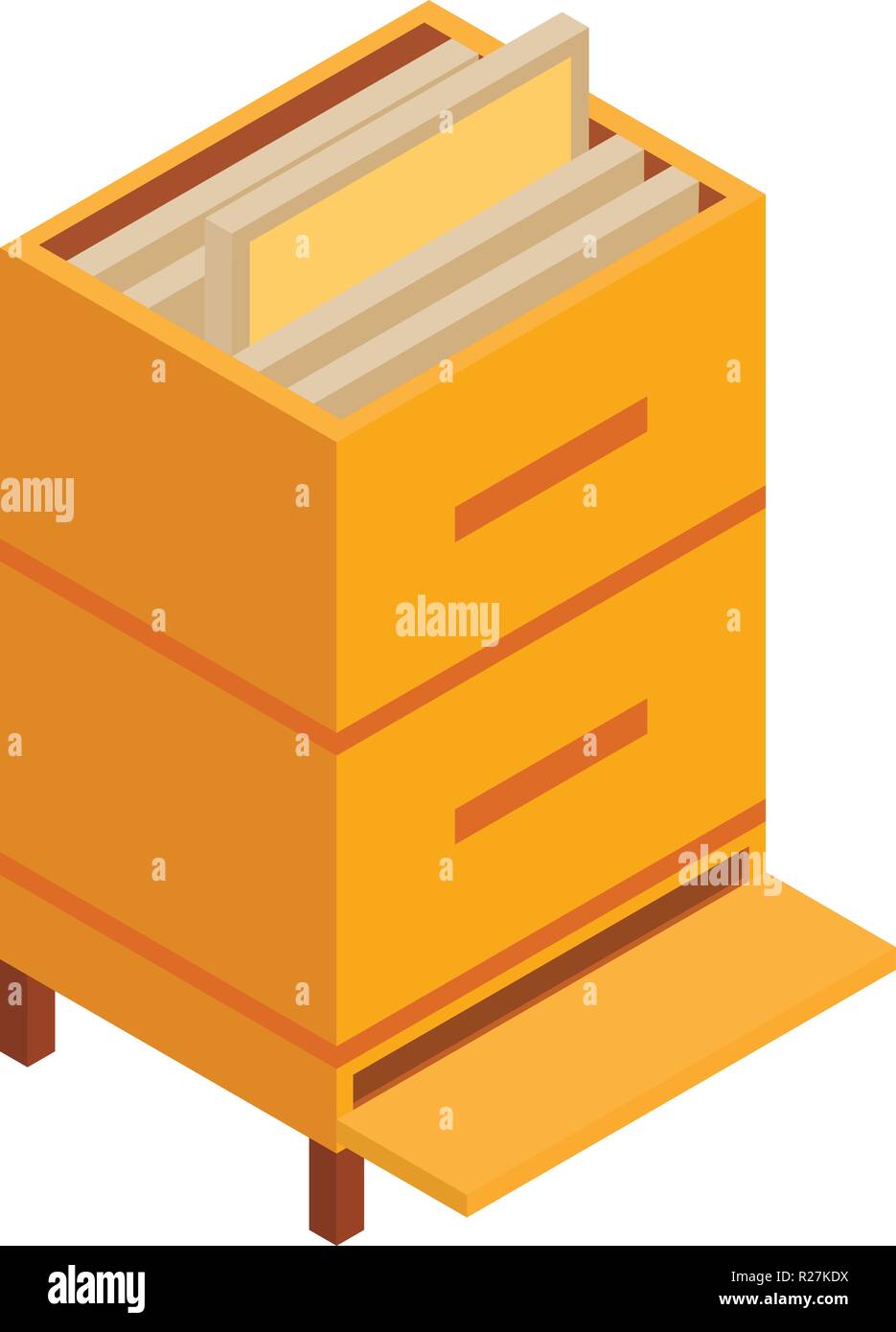 Hive icon. Isometric illustration of hive vector icon for web Stock ...