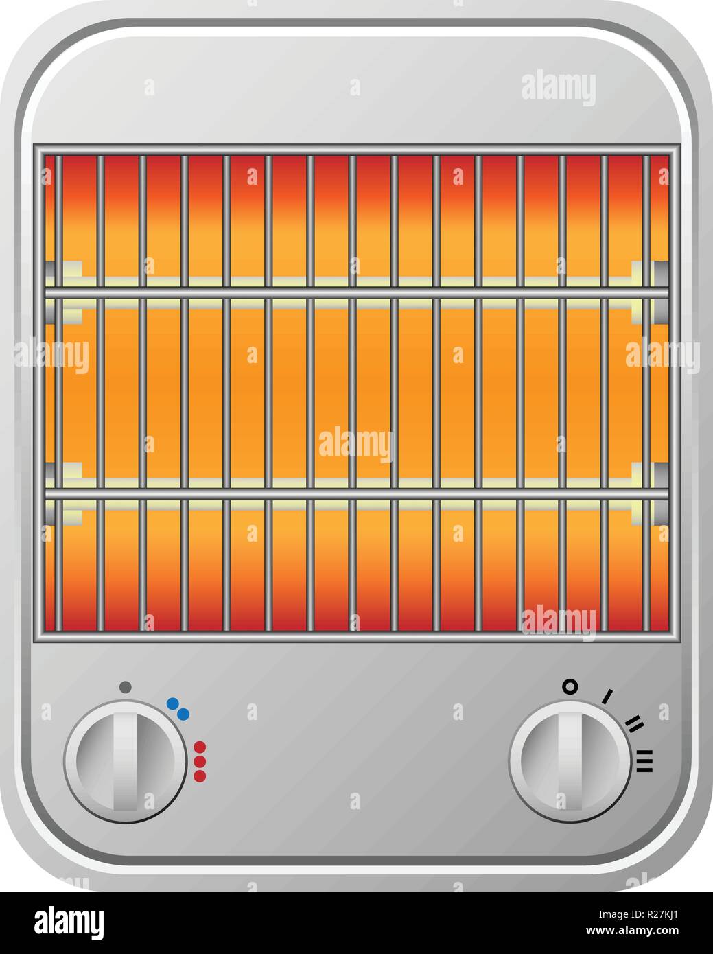 Small electric heater Stock Vector Images - Alamy