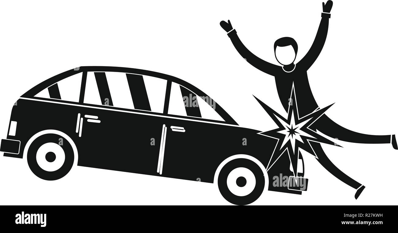 Knock down icon. Simple illustration of knock down vector icon for web ...