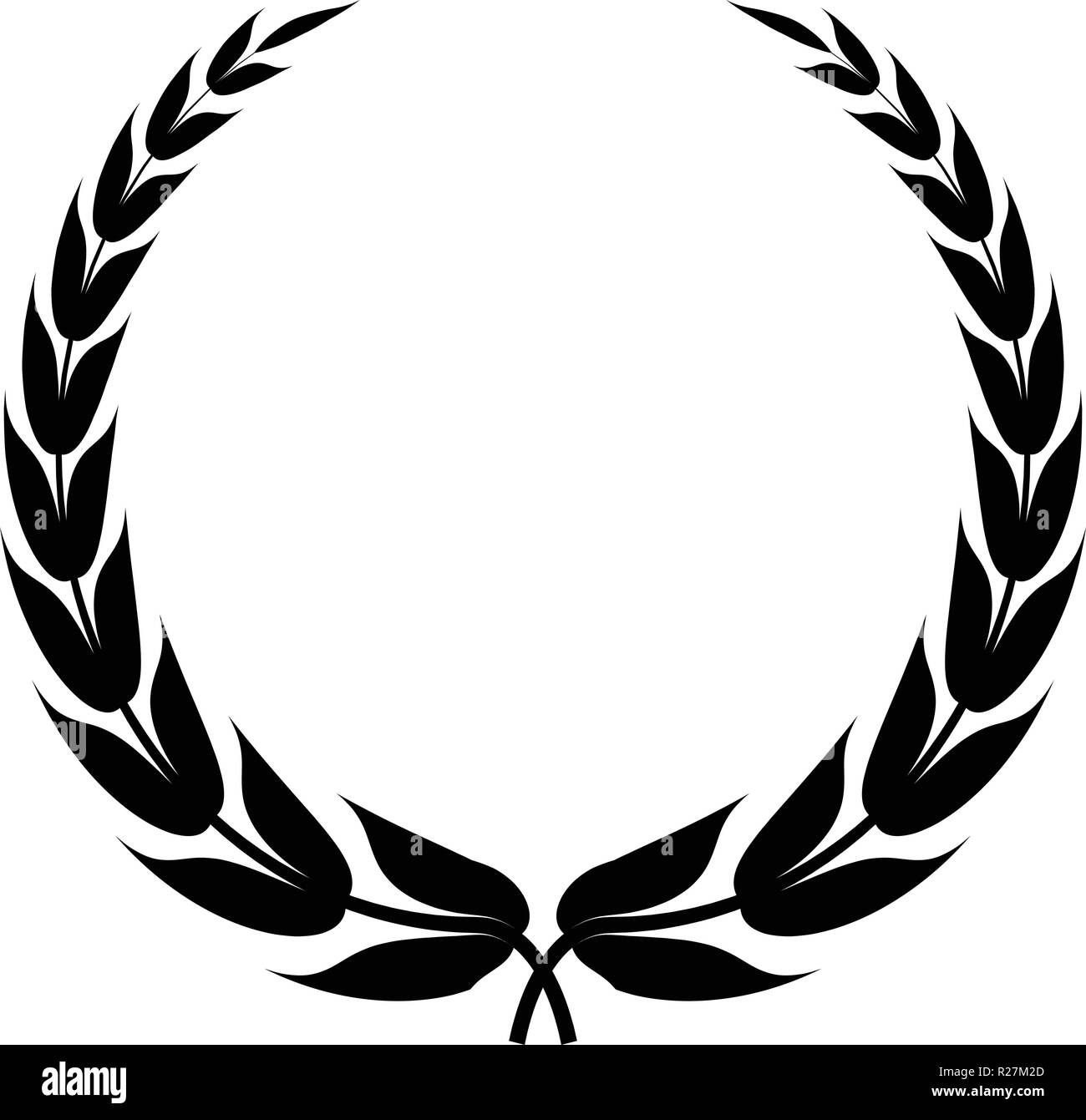 Heraldic wreath icon. Simple illustration of heraldic wreath vector ...