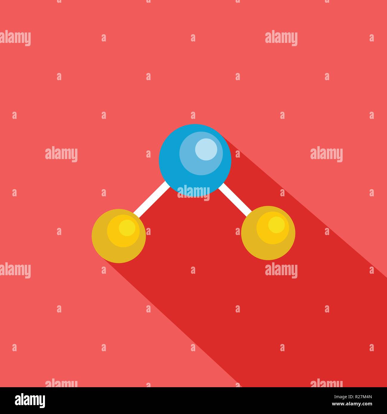 Physics lattice icon. Flat illustration of physics lattice vector icon ...