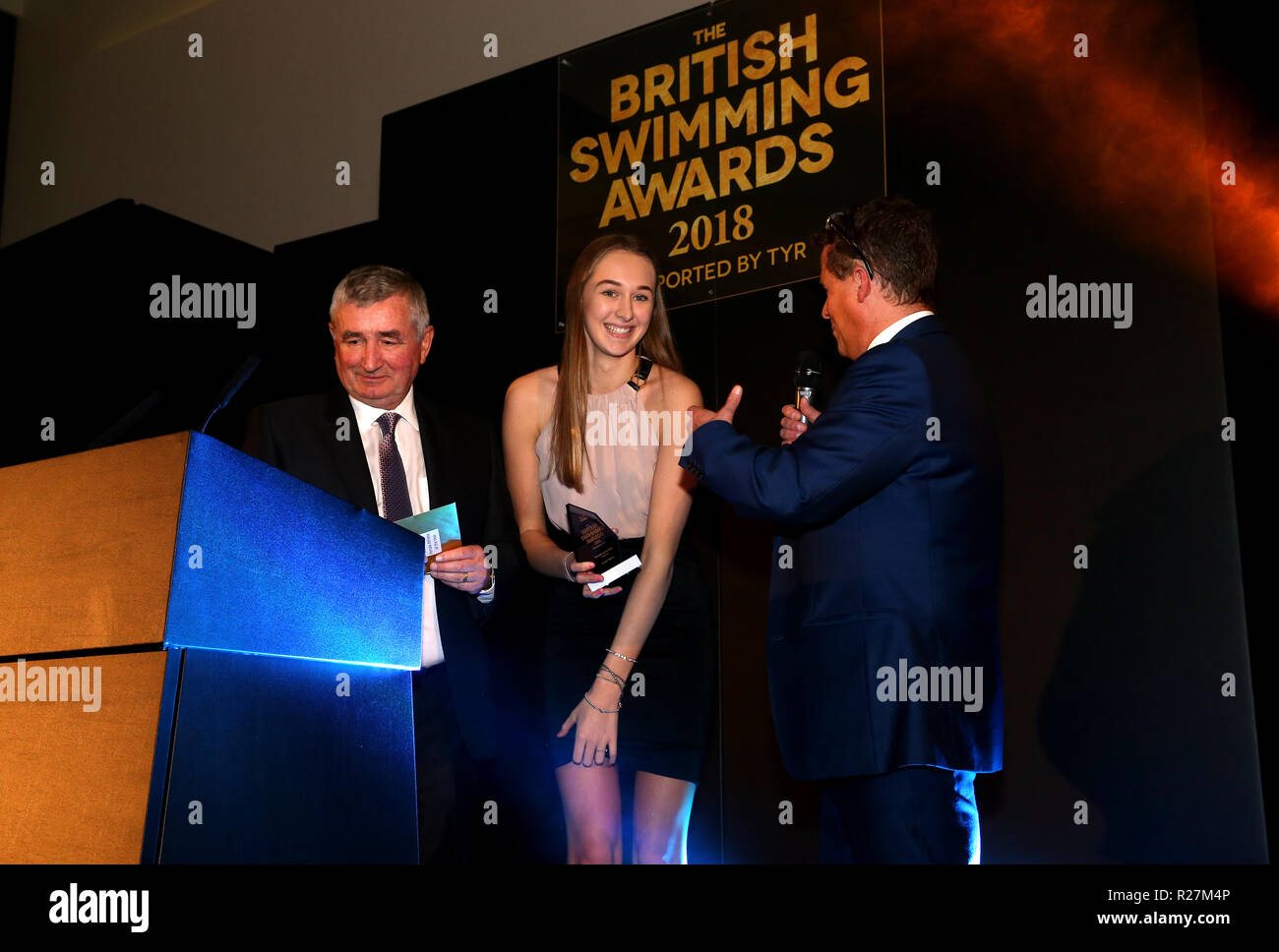 Water polo female athlete of the year winner Stephanie Whittaker with ...