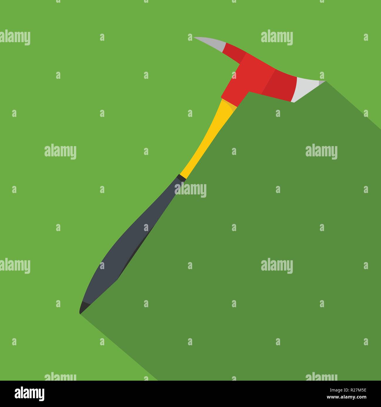 Pickaxe icon. Flat illustration of pickaxe vector icon for web Stock ...