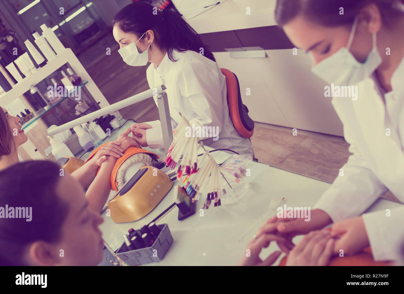 Nails done hi-res stock photography and images - Alamy