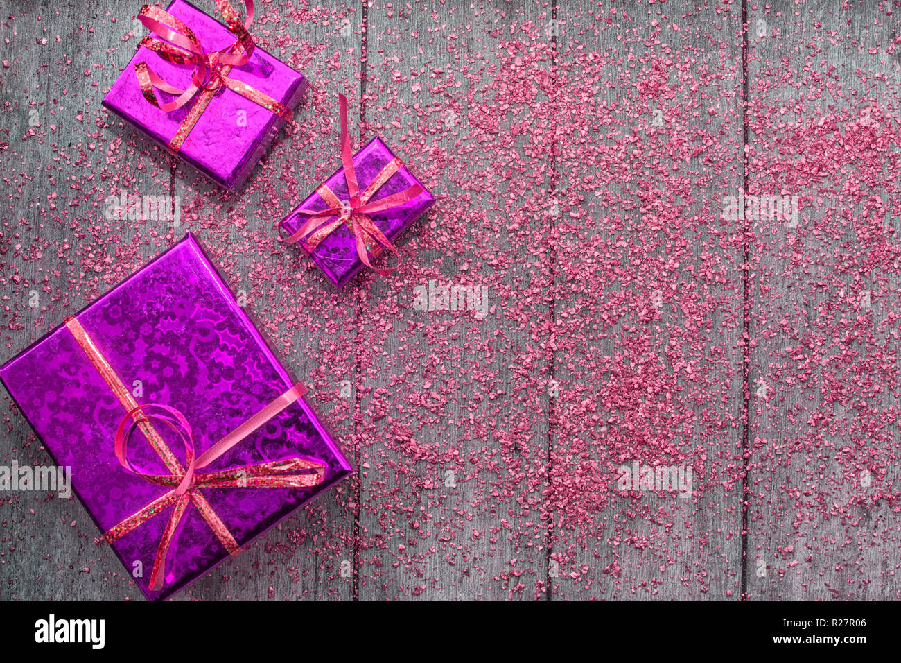 Purple boxes hi-res stock photography and images - Alamy