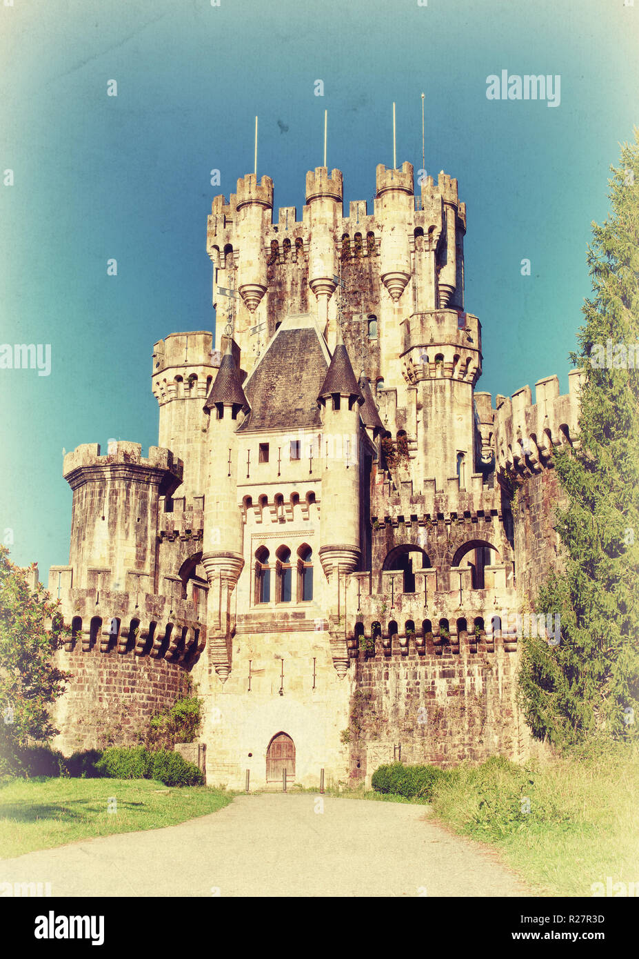 Castle of Butron Stock Photo - Alamy