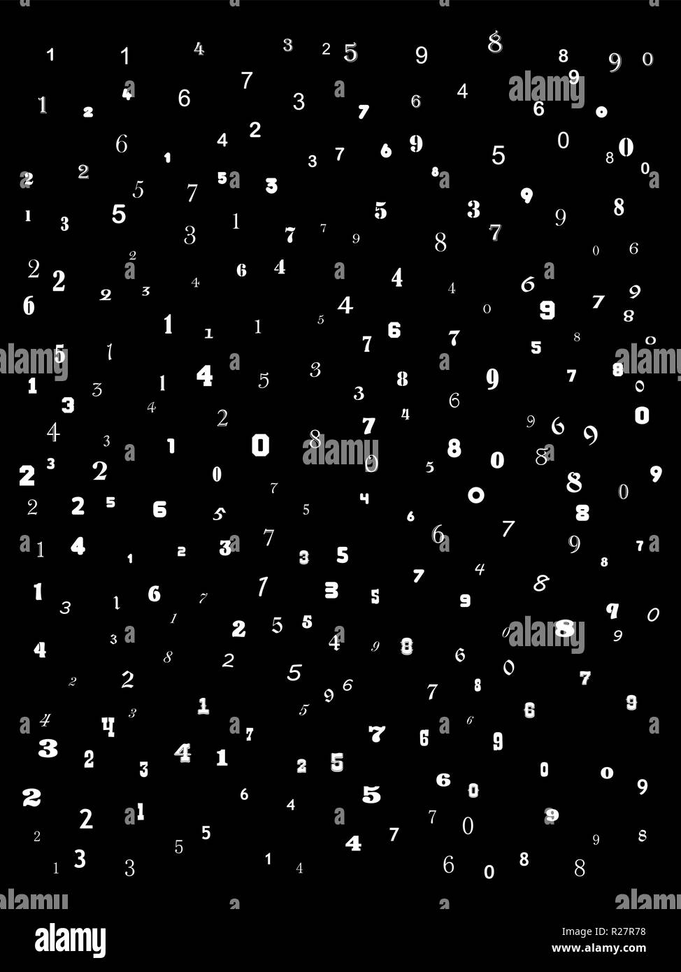 falling numbers education background texture abstract pattern design ...