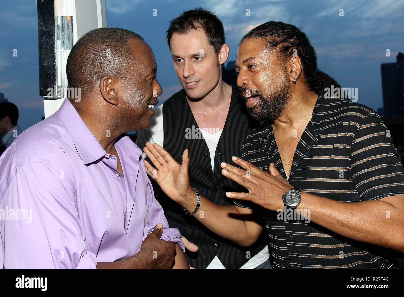 NEW YORK, NY - JULY 10: Former NY Yankee Billy Sample, actor Keith ...