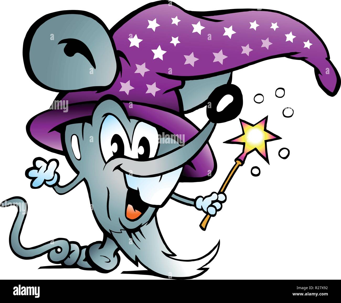 Hand-drawn Vector illustration of an Magic Computer Mouse Stock Vector ...