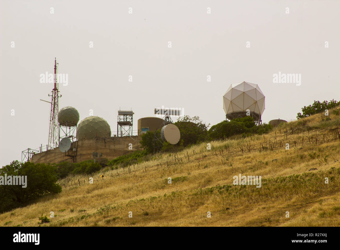 4 May 2018 An Israeli monitoring station in the Golan heights Israel ...