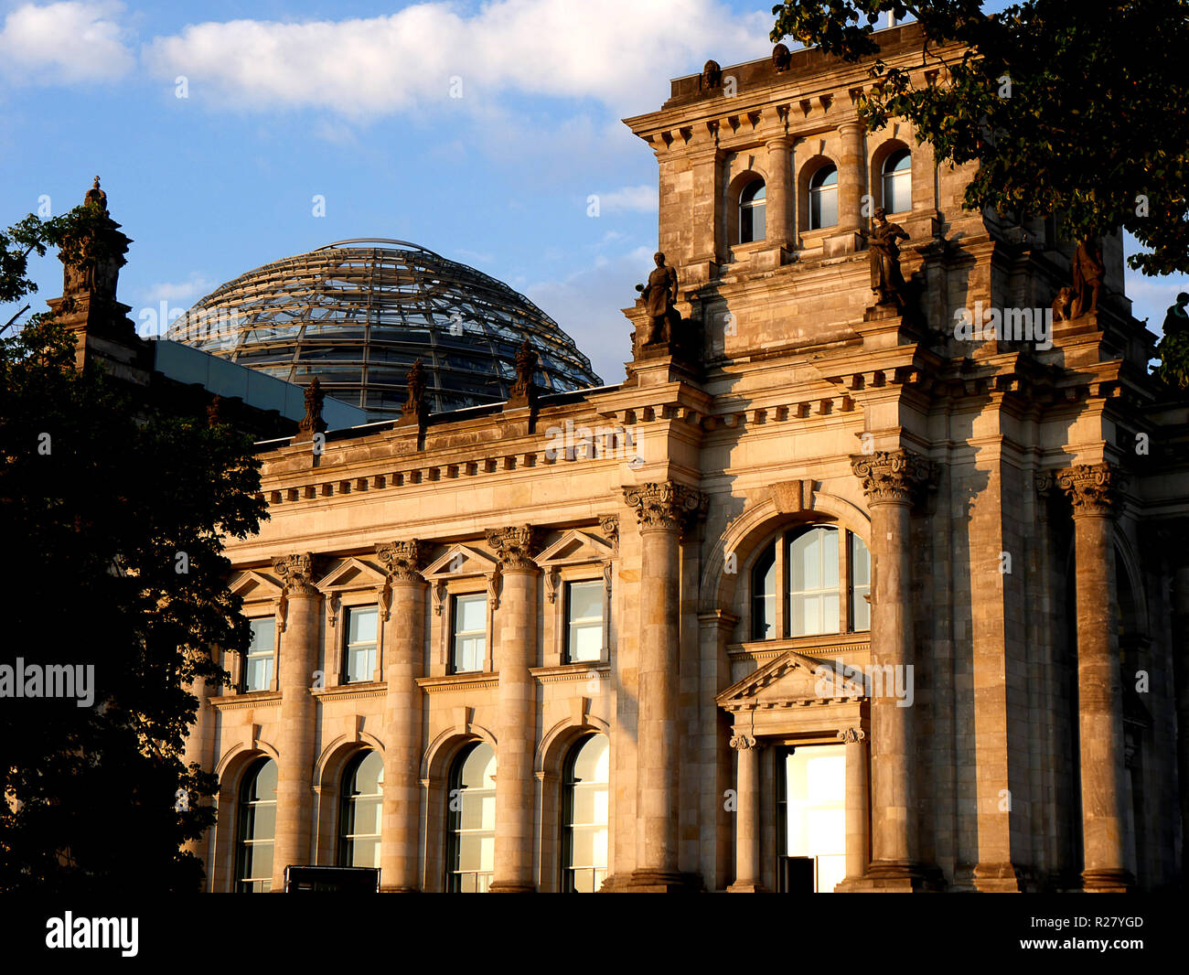 The Reichstag in Berlin, after reconstruction, was once again the ...