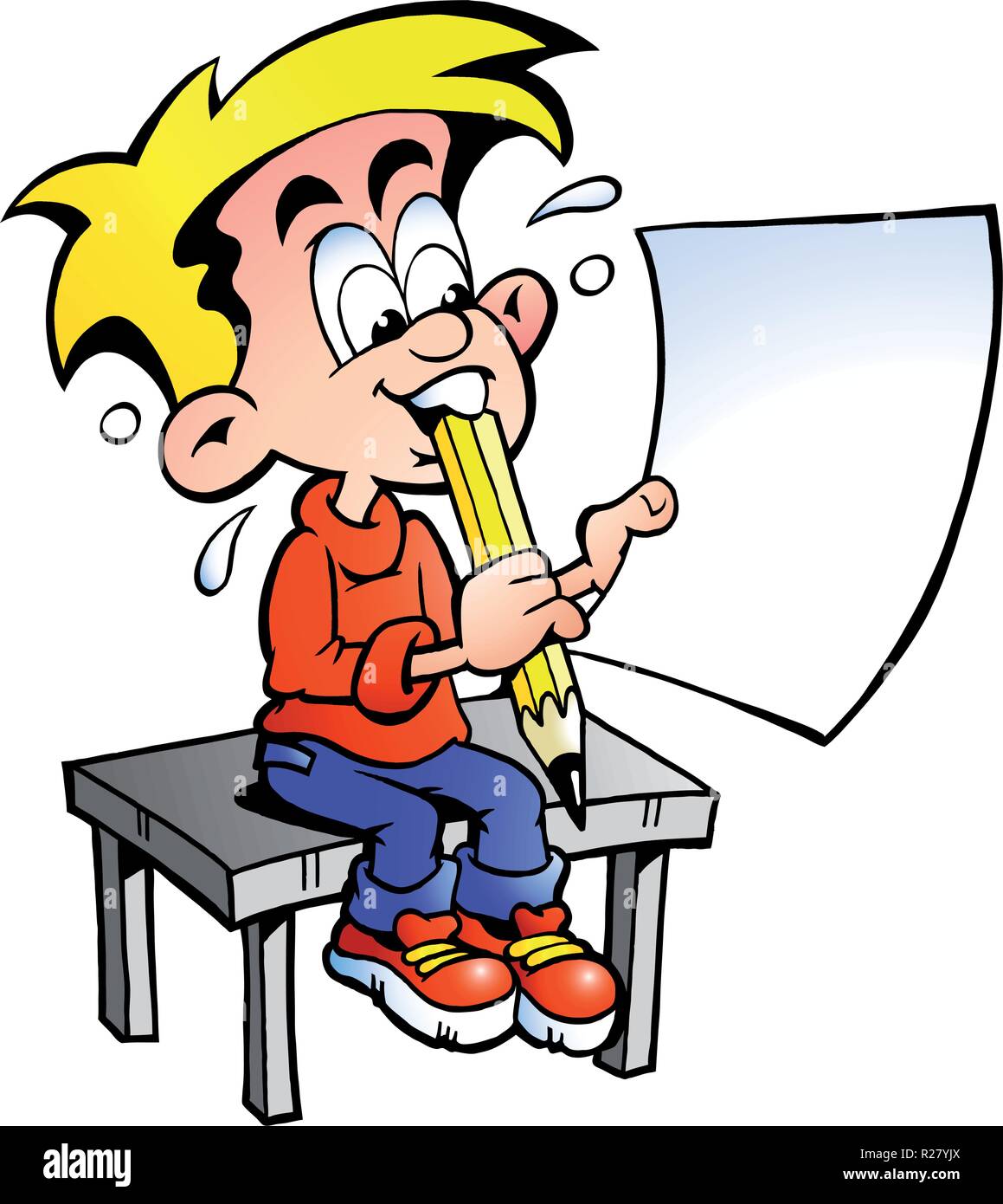 Nervous Boy Clipart Clipart Kid