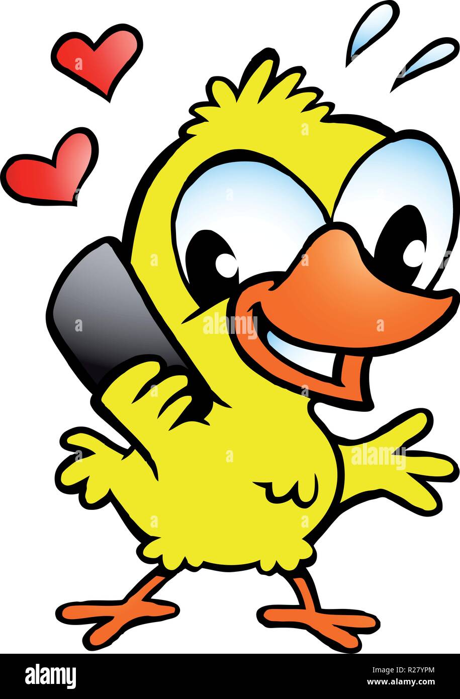 Excited call Stock Vector Images - Alamy