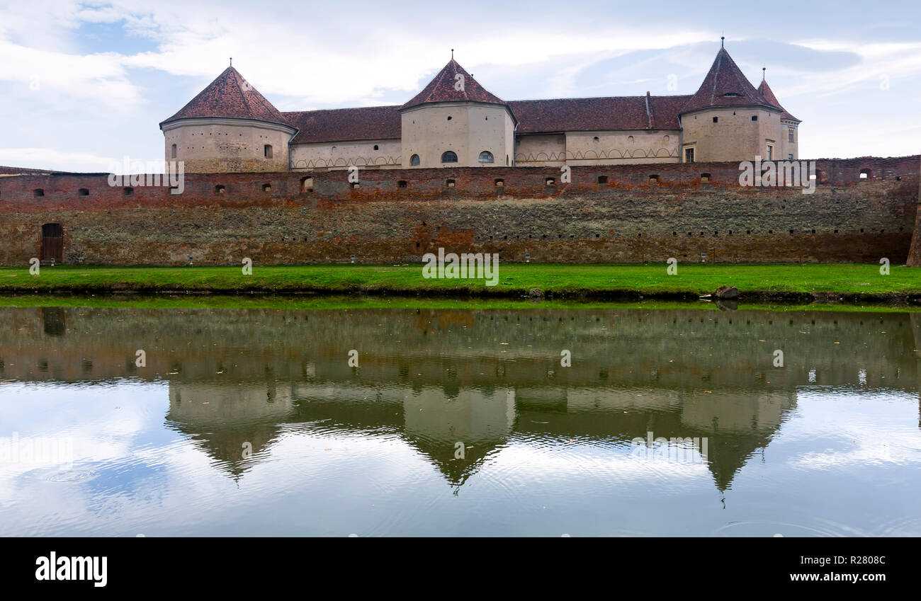 Image of Castle in Fagaras in Romania Stock Photo - Alamy