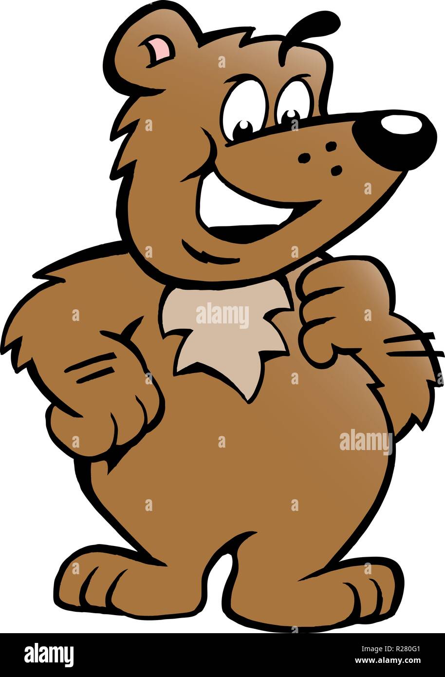 Running bear not polar Stock Vector Images - Alamy