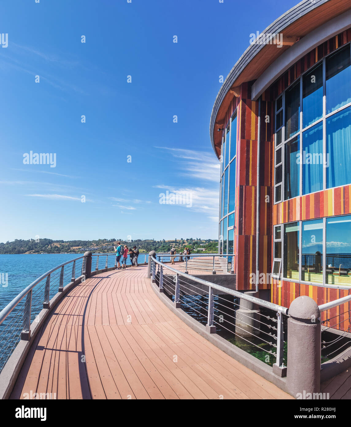Teatro del Lago (Lake Theatre) - Frutillar, Chile Stock Photo - Alamy