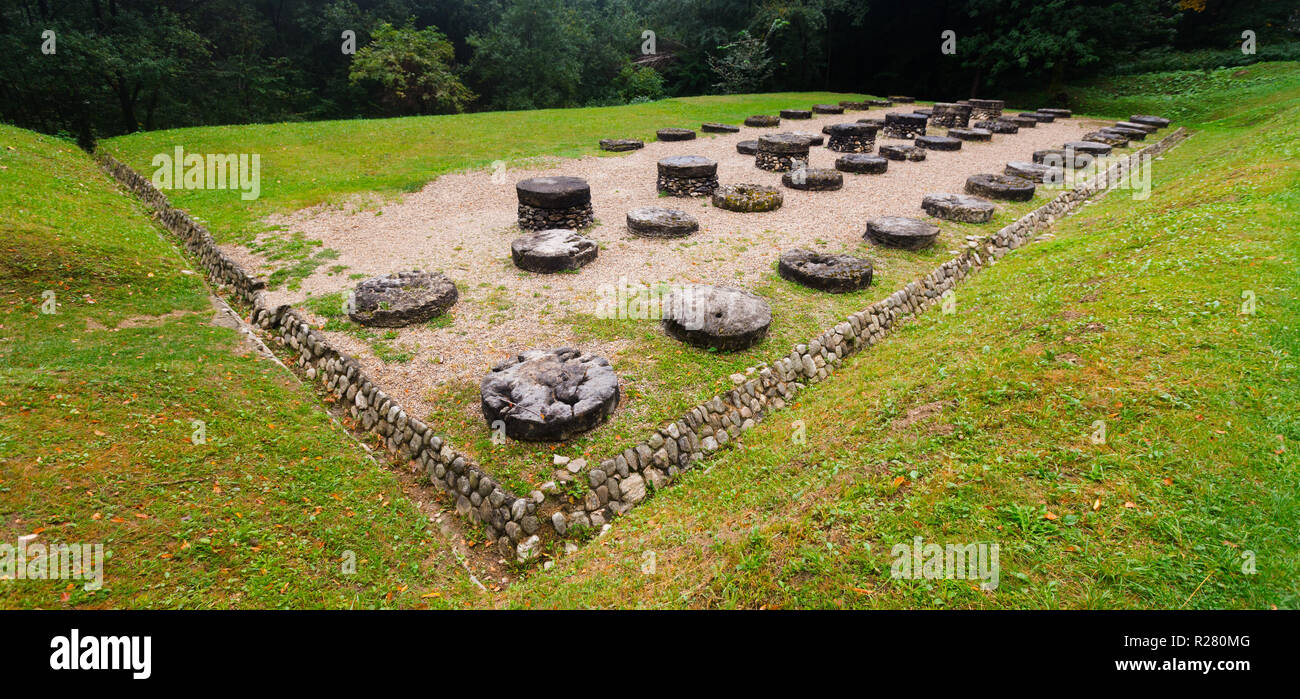 Sacred Area is historical landmark of Romania outdoor Stock Photo - Alamy