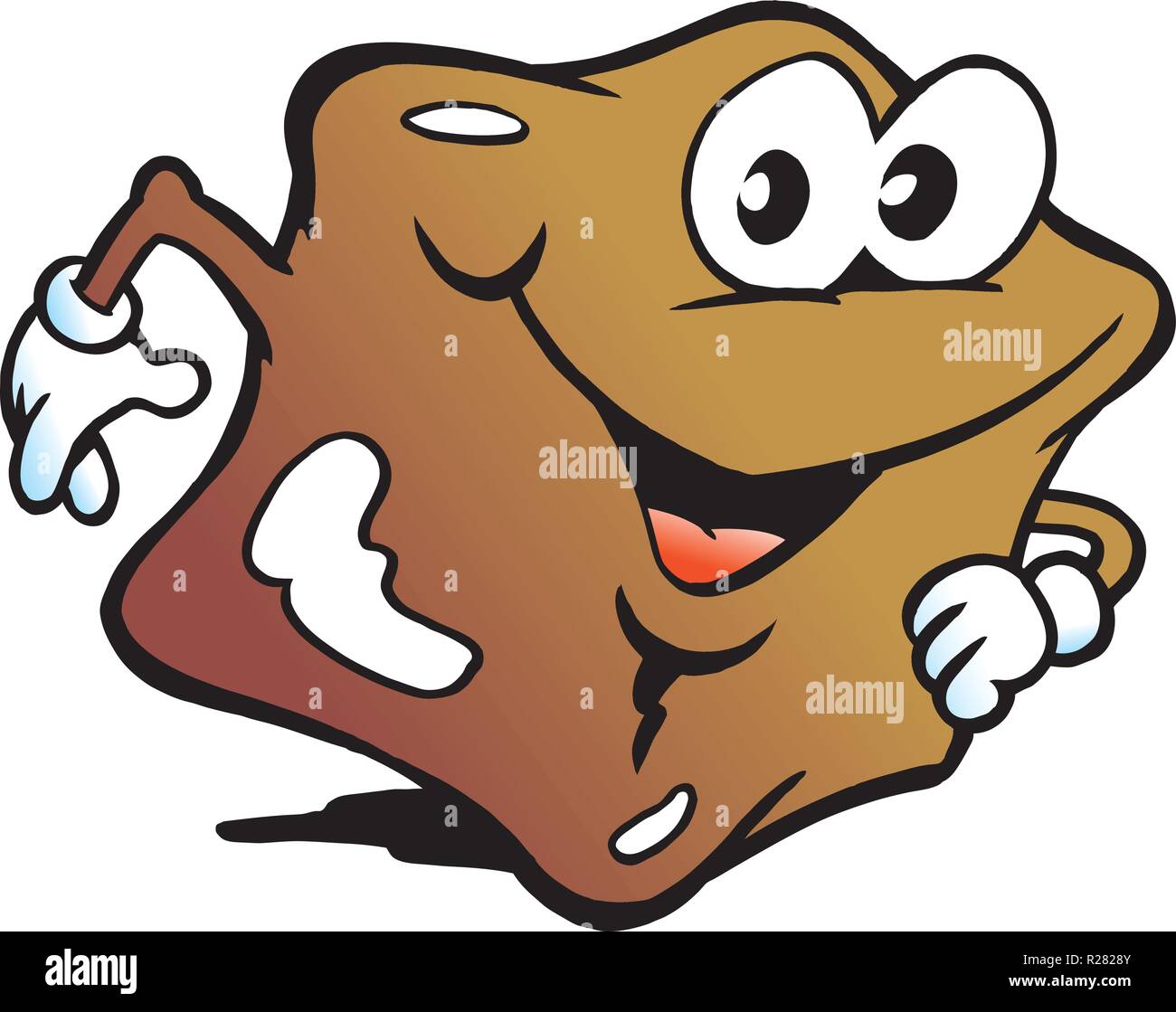 Vector illustration of an Happy Candy Caramel Toffee Stock Vector Image ...
