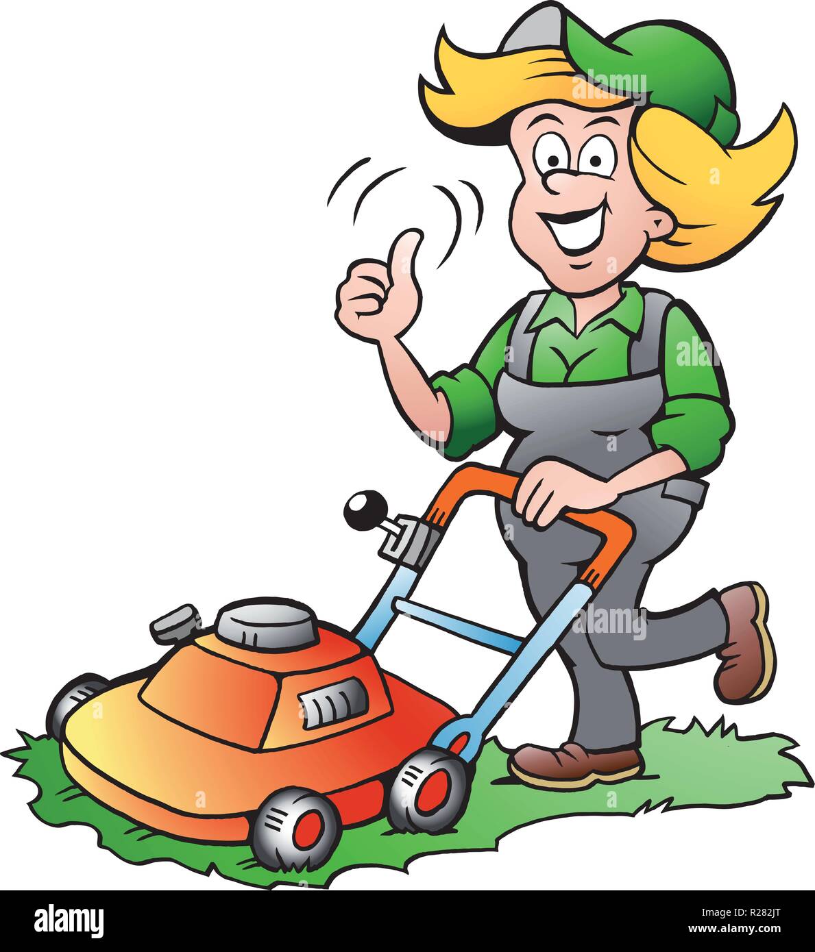 Mower Cartoon Stock Photos & Mower Cartoon Stock Images - Alamy