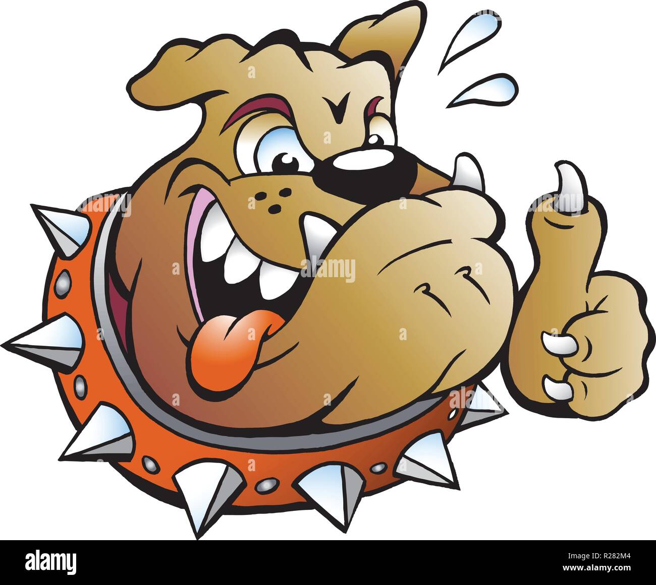 Bulldog school mascot hi-res stock photography and images - Alamy