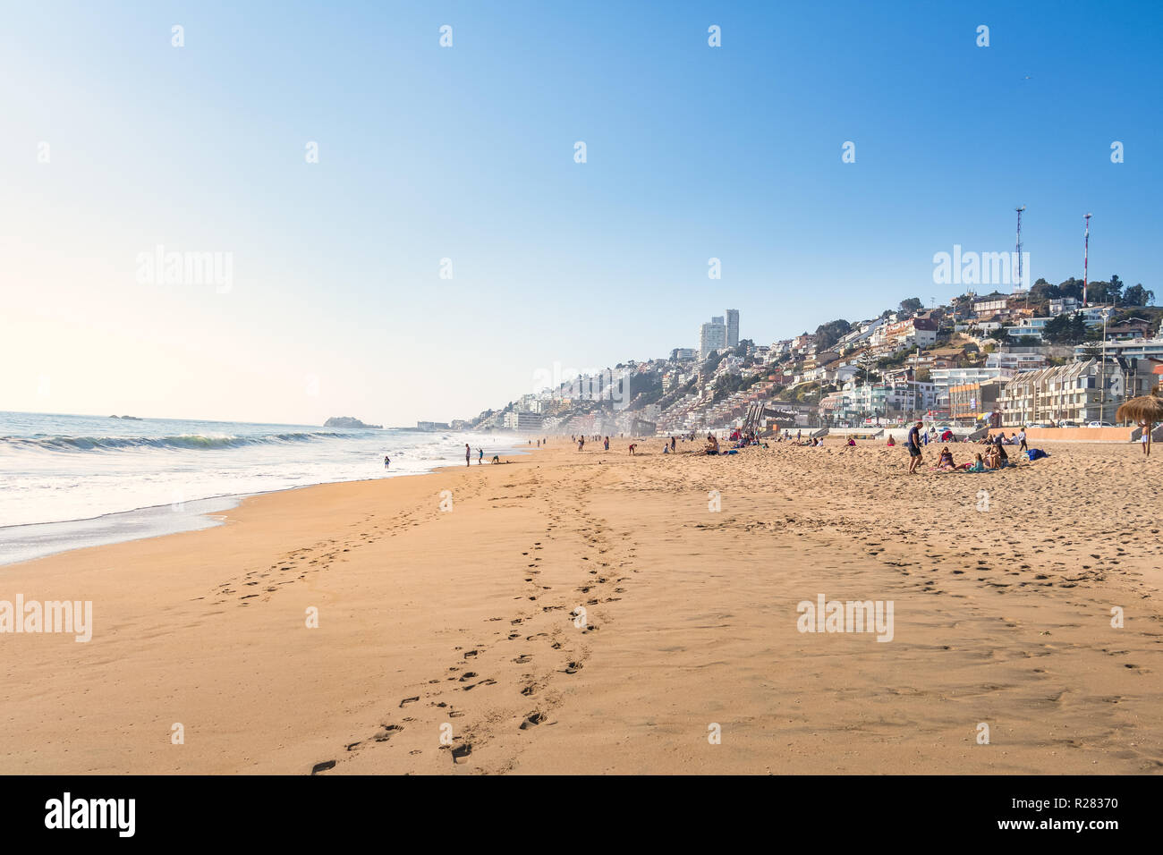 Renaca Beach - Vina del Mar, Chile Stock Photo - Alamy