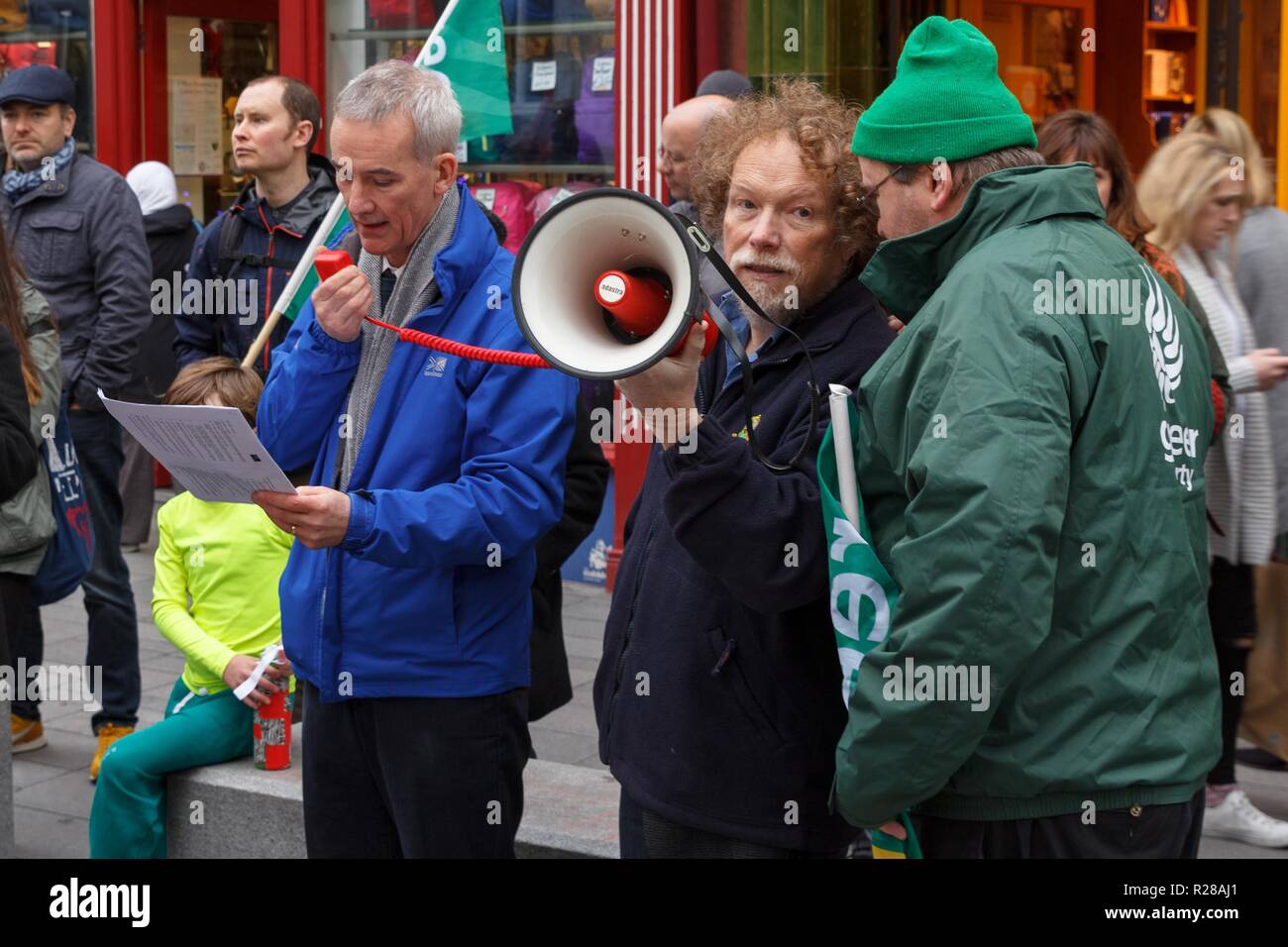 Cork, Ireland. 17th Nov, 2018. Extinction Rebellion Protest, Cork City ...