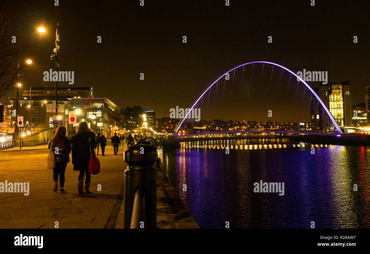 Newcastle Upon Tyne, England, United Kingdom, 17th November 2018. View ...