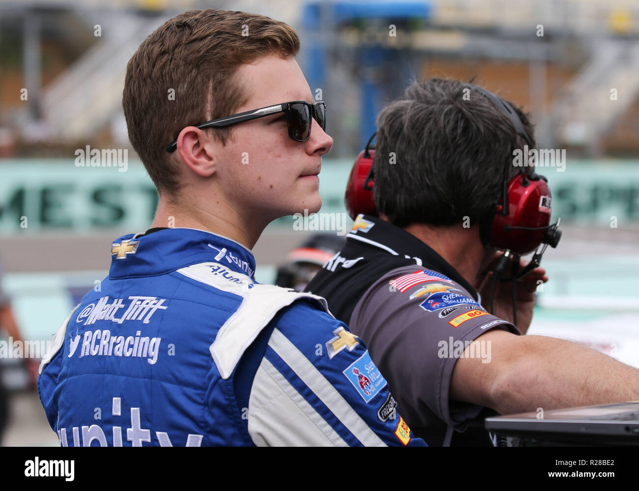 Homestead, Fla, USA. 17th Nov, 2018. Matt Tifft, driver of the (2 ...