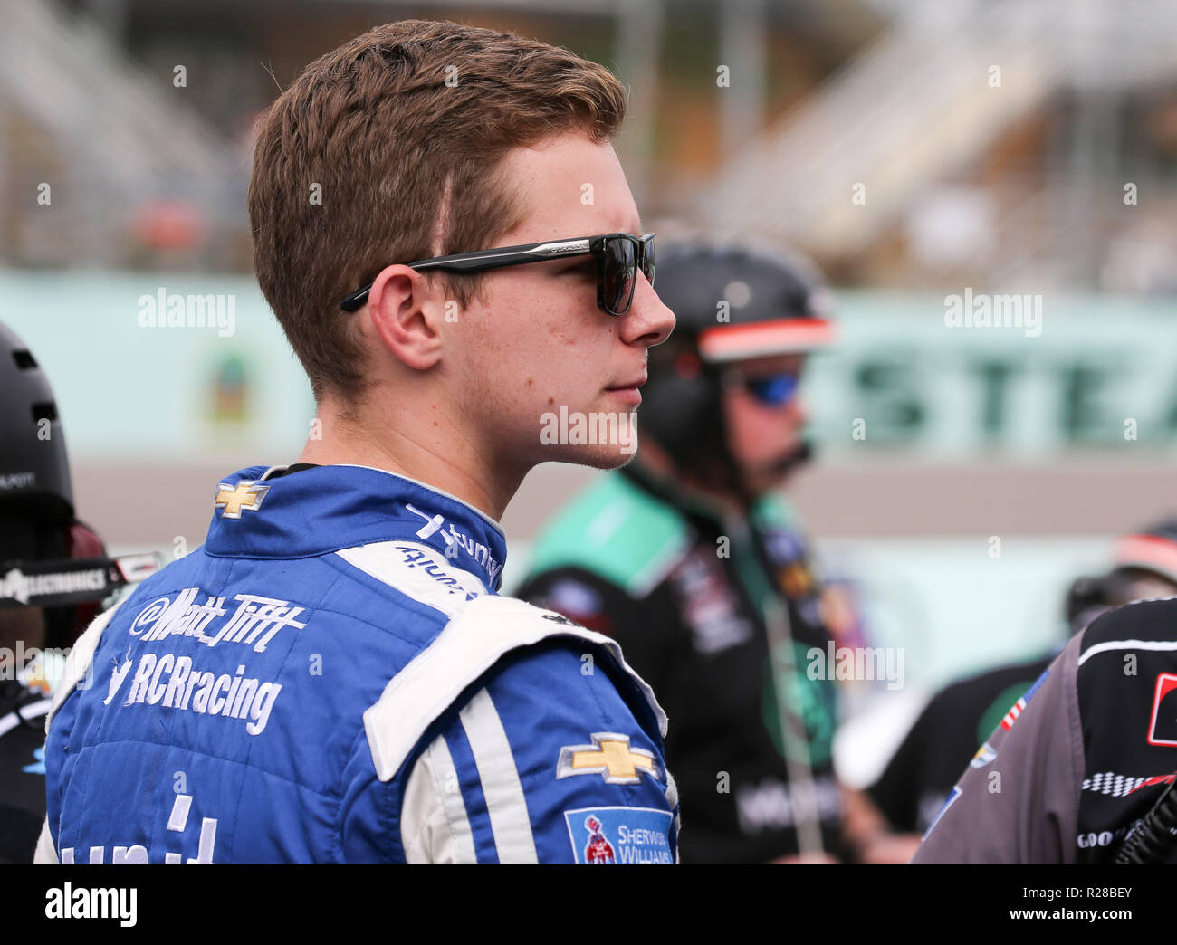 Homestead, Fla, USA. 17th Nov, 2018. Matt Tifft, driver of the (2 ...