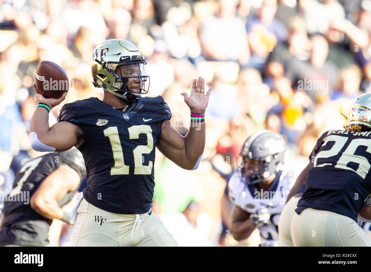 Winston-Salem, NC, USA. 17th Nov, 2018. Wake Forest Demon Deacons ...