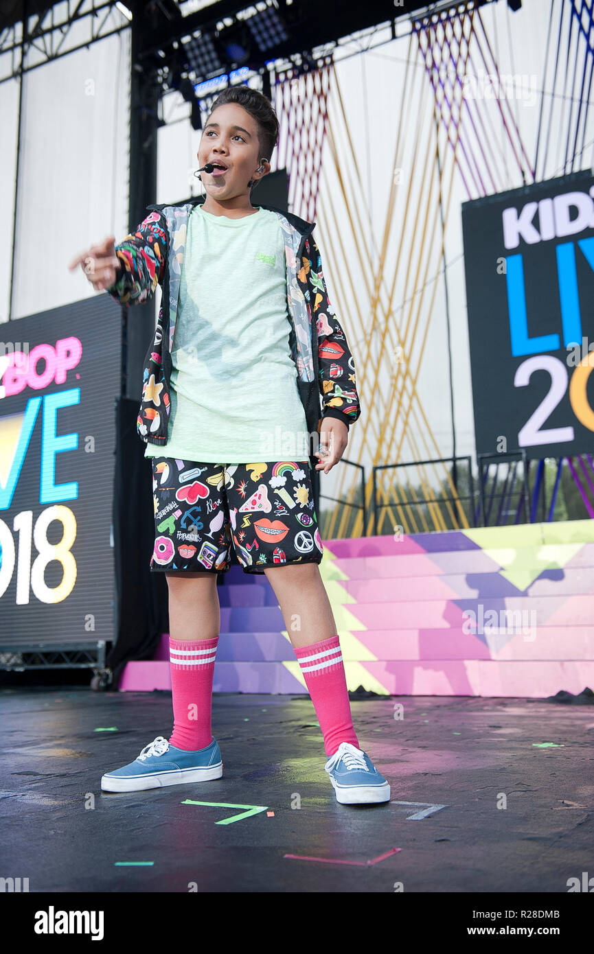 August 3, 2018 - Raleigh, North Carolina; USA - Singing Group KIDZ BOP ...