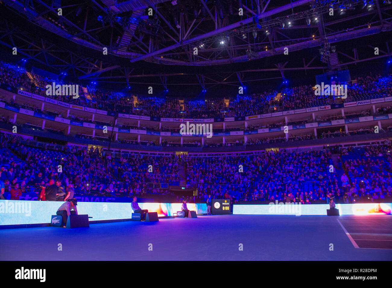 Court view o2 arena nitto atp hi-res stock photography and images - Alamy