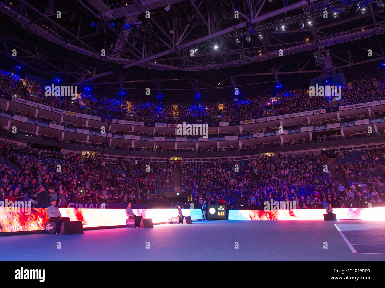 Court view o2 arena nitto atp hi-res stock photography and images - Alamy