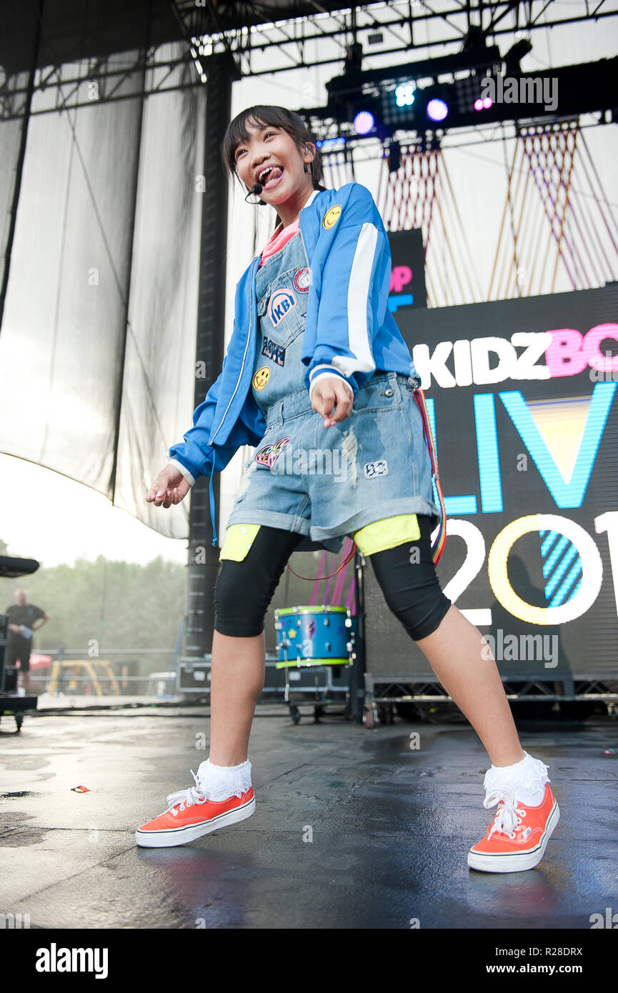 August 3, 2018 - Raleigh, North Carolina; USA - Singer JULIANNA REVILLA ...