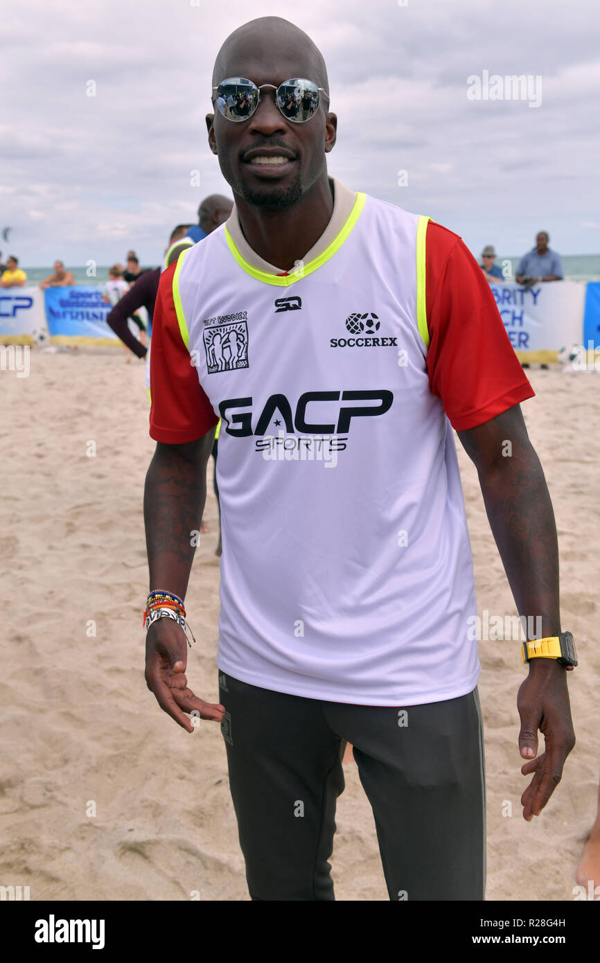 Miami, FL, USA. 17th Nov, 2018. Chad Ochocinco Johnson attends the ...