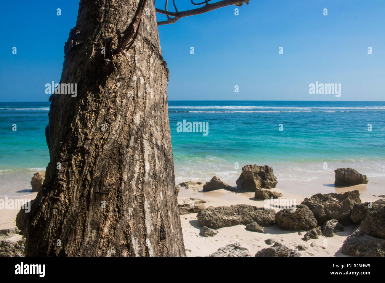 beautiful summer beach view photo Stock Photo - Alamy