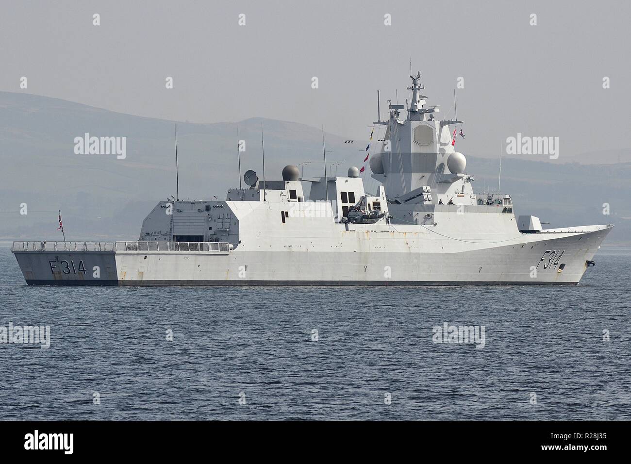 F314 HNoMS THOR HEYERDAHL, A FRIDTJOF NANSEN CLASS FRIGATE OF THE ROYAL ...